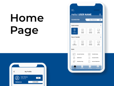 Bank UI HDFC by Deeksha on Dribbble