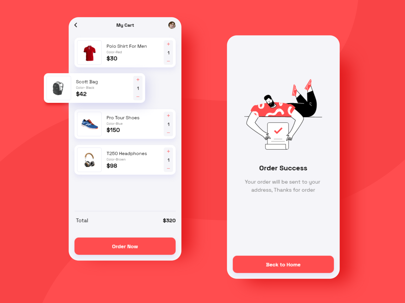 Daily UI Design Challenge | Day 47 | Shopping Cart by DesignSense on ...