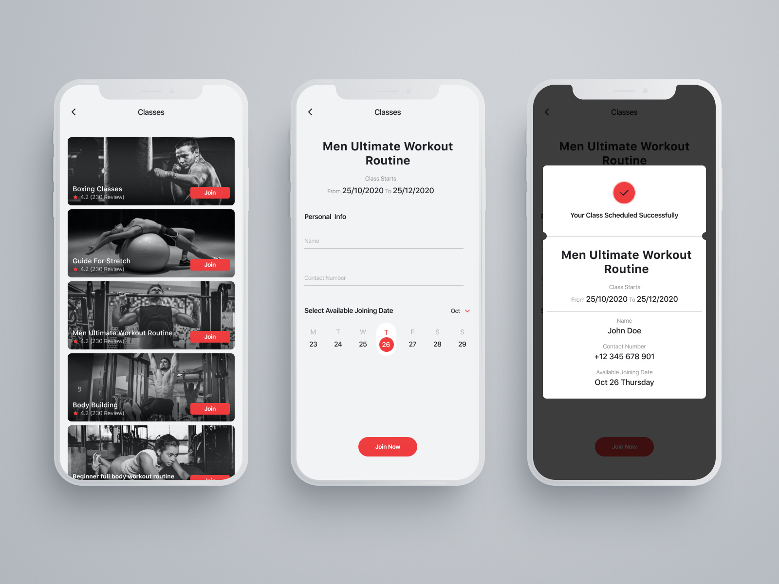 Gym Classes by Pop Daniel M on Dribbble