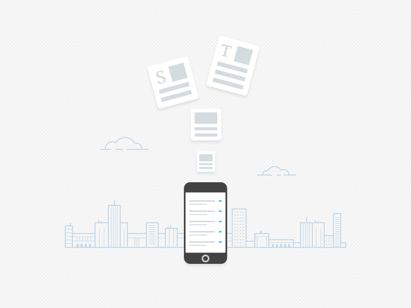 Short Welcome Illustration by Alex Muench for Short on Dribbble