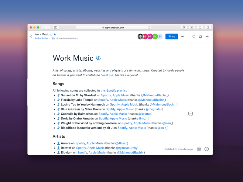 Work Music 🎵 by Alex Muench on Dribbble
