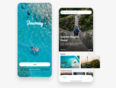 Journey Web/App by Koi Thunyarat on Dribbble