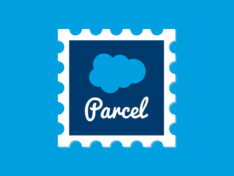 Parcel logo by Lindsay Schmidt for Salesforce R+D on Dribbble