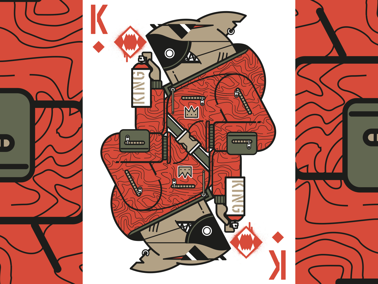 Shark King of Diamonds - HYPEBEAST PLAYING CARDS by Dario Genuardi on ...