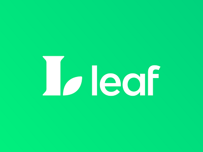 L + Leaf Logo Exploration 03 by Mihai Dolganiuc on Dribbble