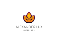 Alexander Lux Interiors Logo Design (Option 2) by Mihai Dolganiuc ...