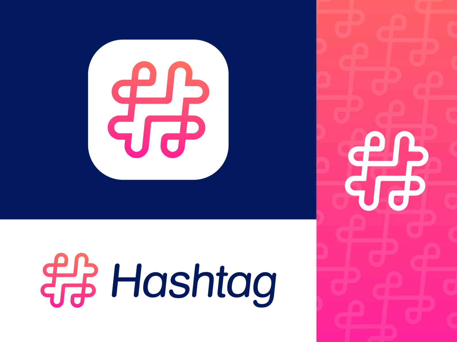 Hashtag Approved Logo Design for Social Media Startup by Mihai ...