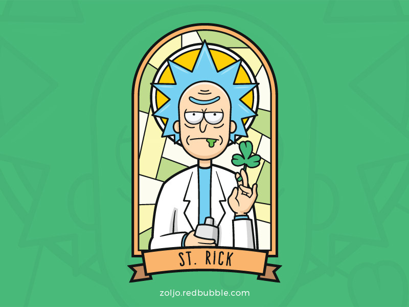Saint Rick by Zoran Milic on Dribbble