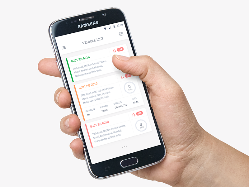 Vehicle List - Android App by Sandeep Sharma on Dribbble