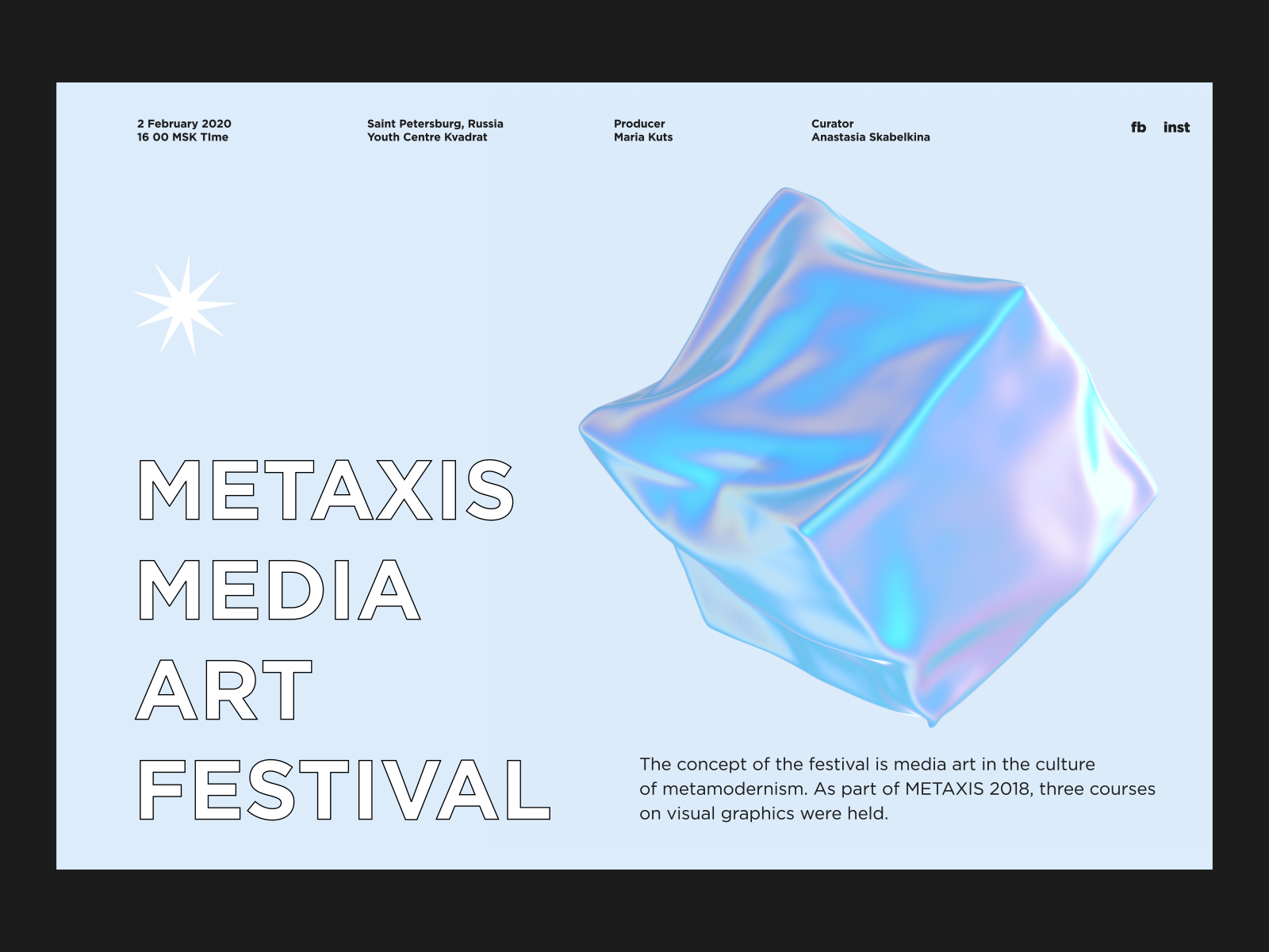 METAXIS Festival by Katja Burceva on Dribbble