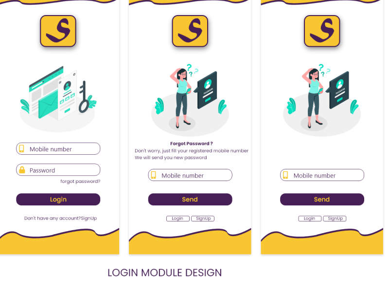 Login Module by Umesh Soni on Dribbble