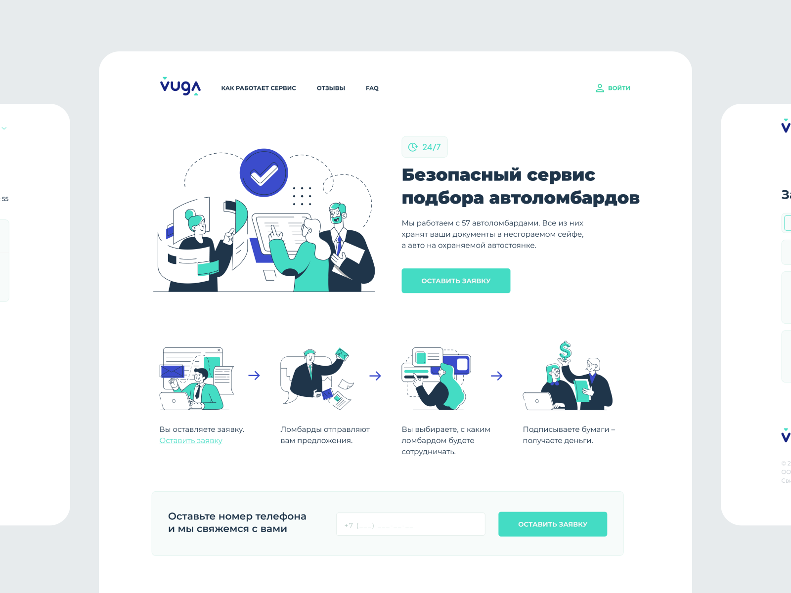 Vuga service by Mish on Dribbble