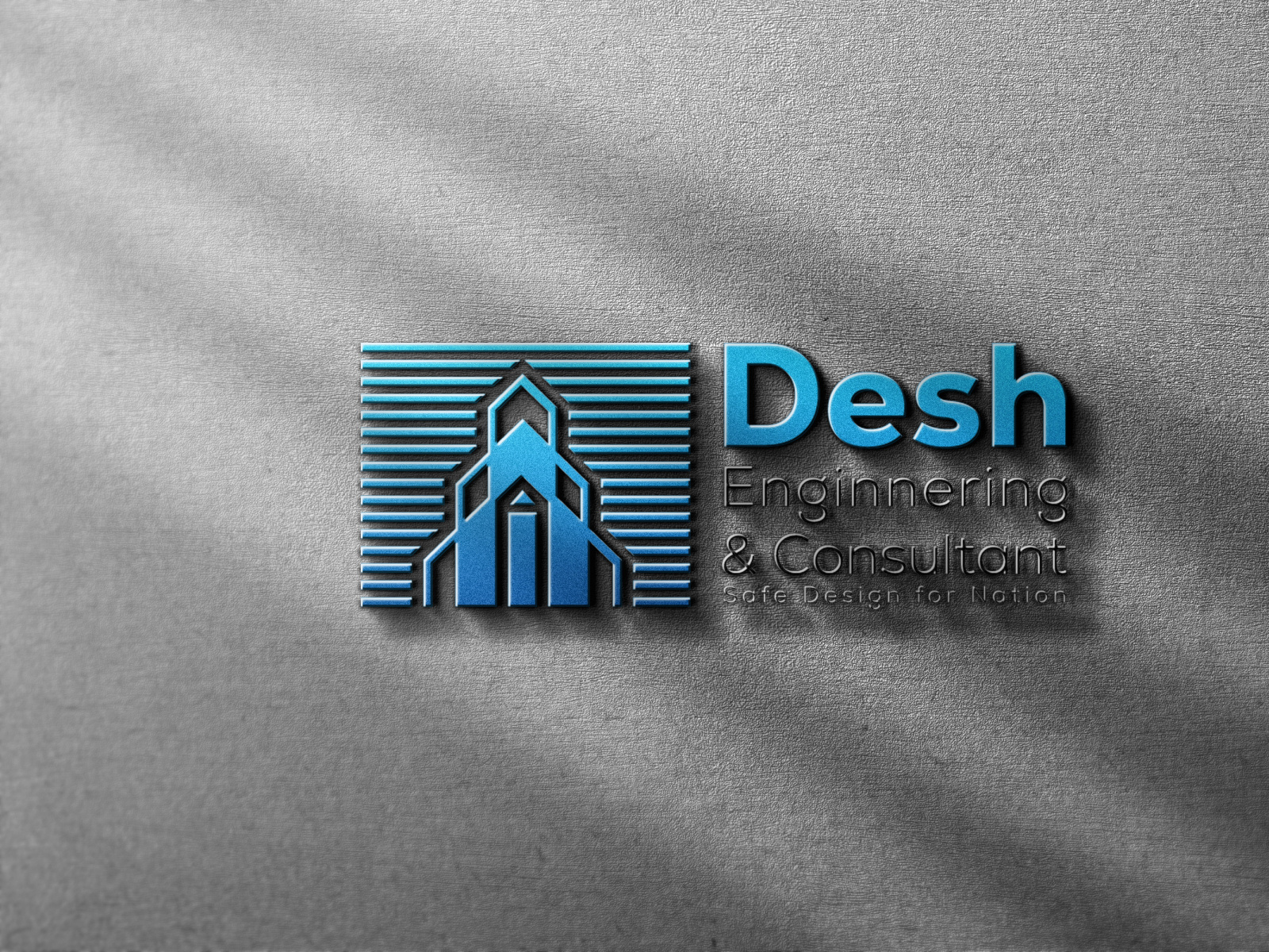 Logo Design for Desh Engineering & Consultant by VectXperts on Dribbble