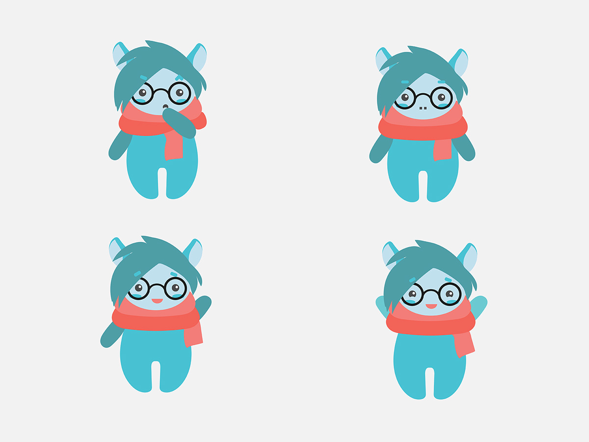 Sullivan | Character Design for Libib.com by Alia Mira on Dribbble