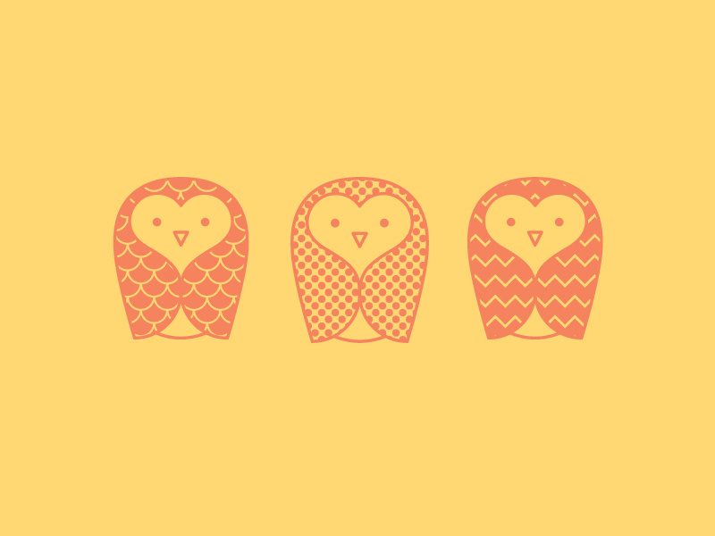 Owls by Eduardo Mattos on Dribbble