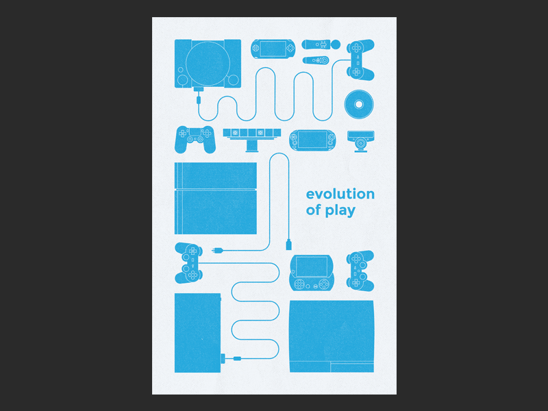 Evolution Of Play by Carl Gonzaga on Dribbble