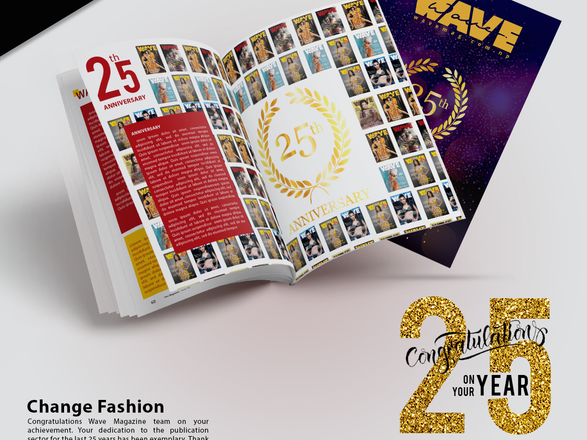 Magazine by Satish Lama on Dribbble