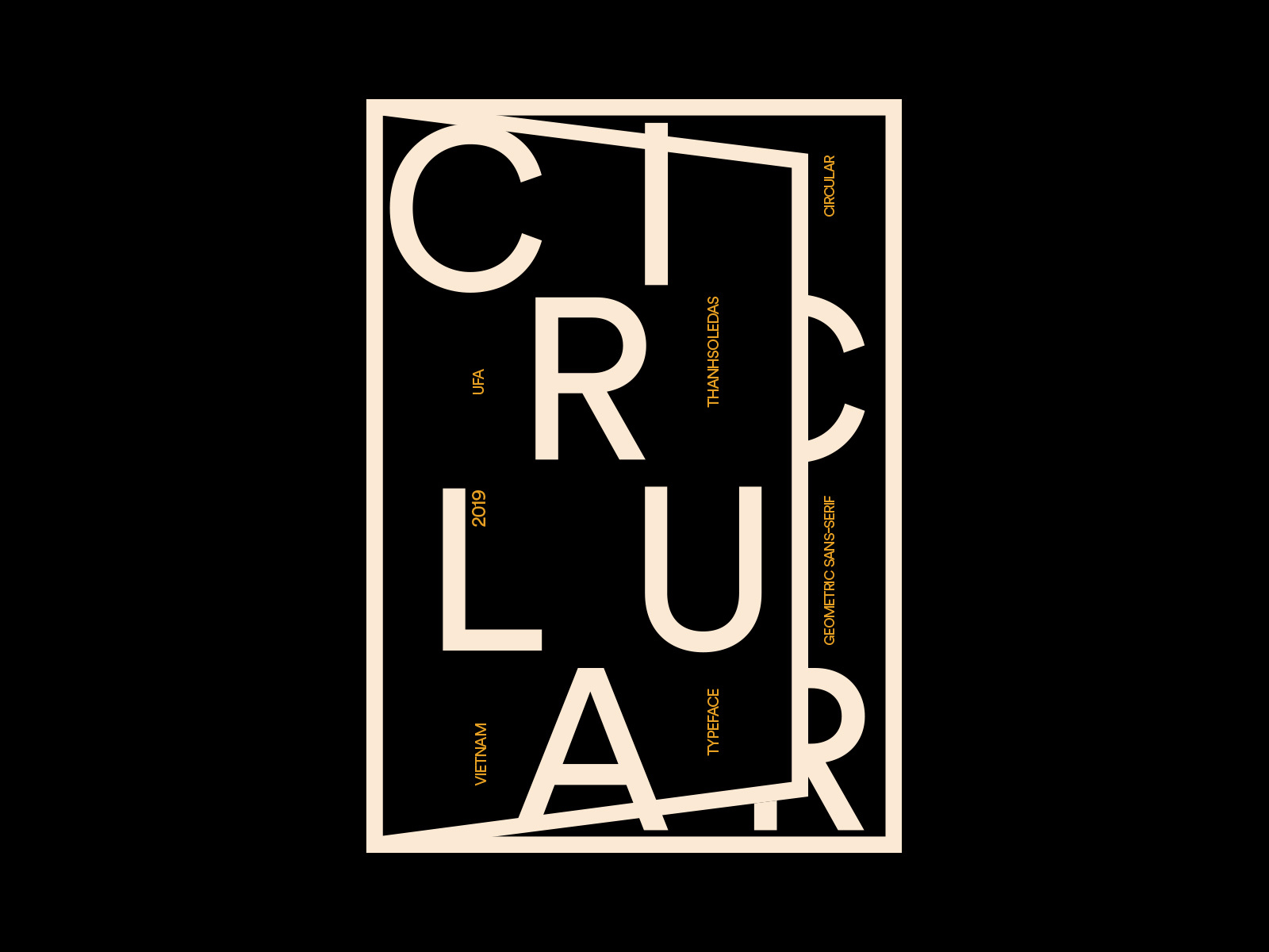 Circular Typeface Book - Black by Thanh Soledas on Dribbble