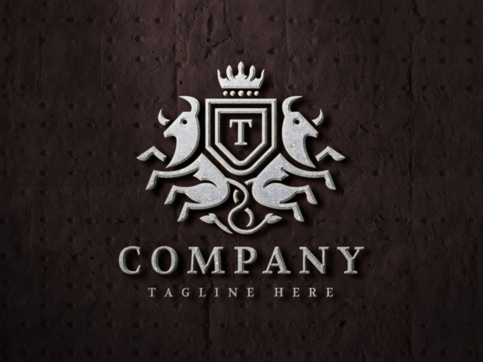 Bull Crest Logo by Logozaste on Dribbble