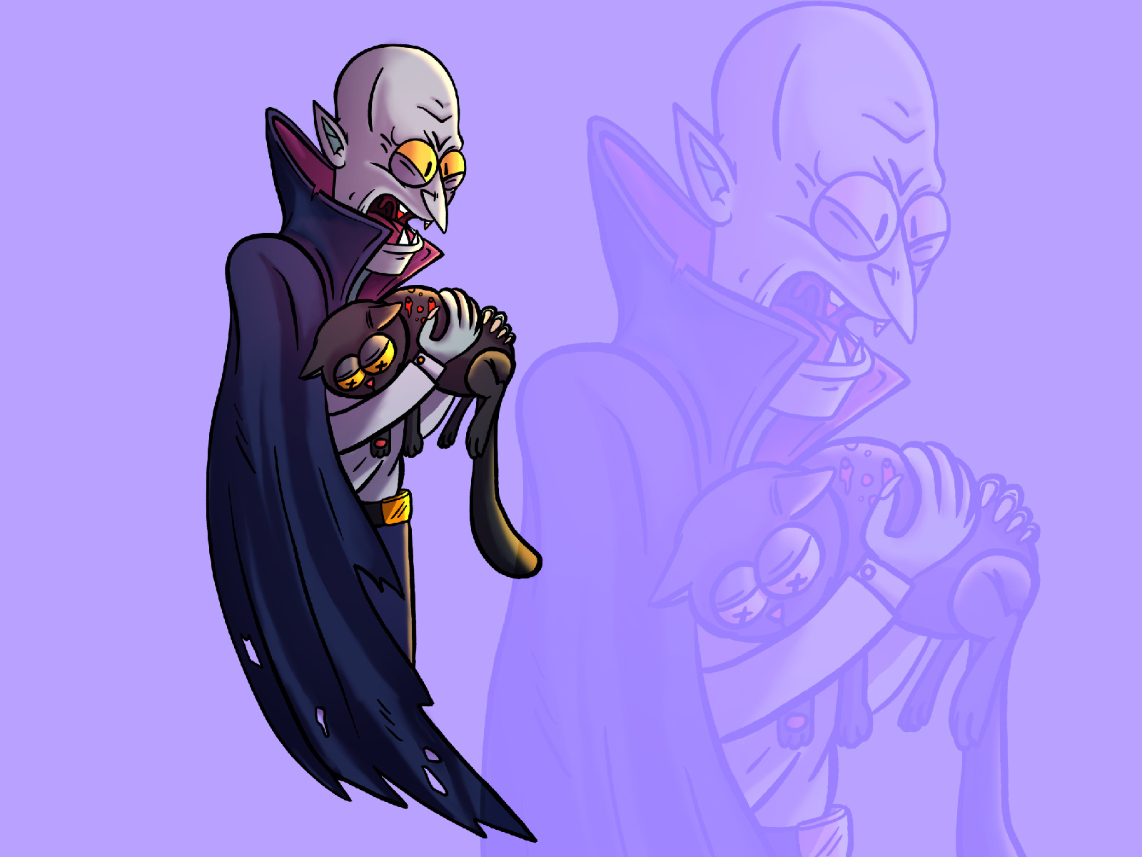 vampire by Rimas ir Pieštukai on Dribbble