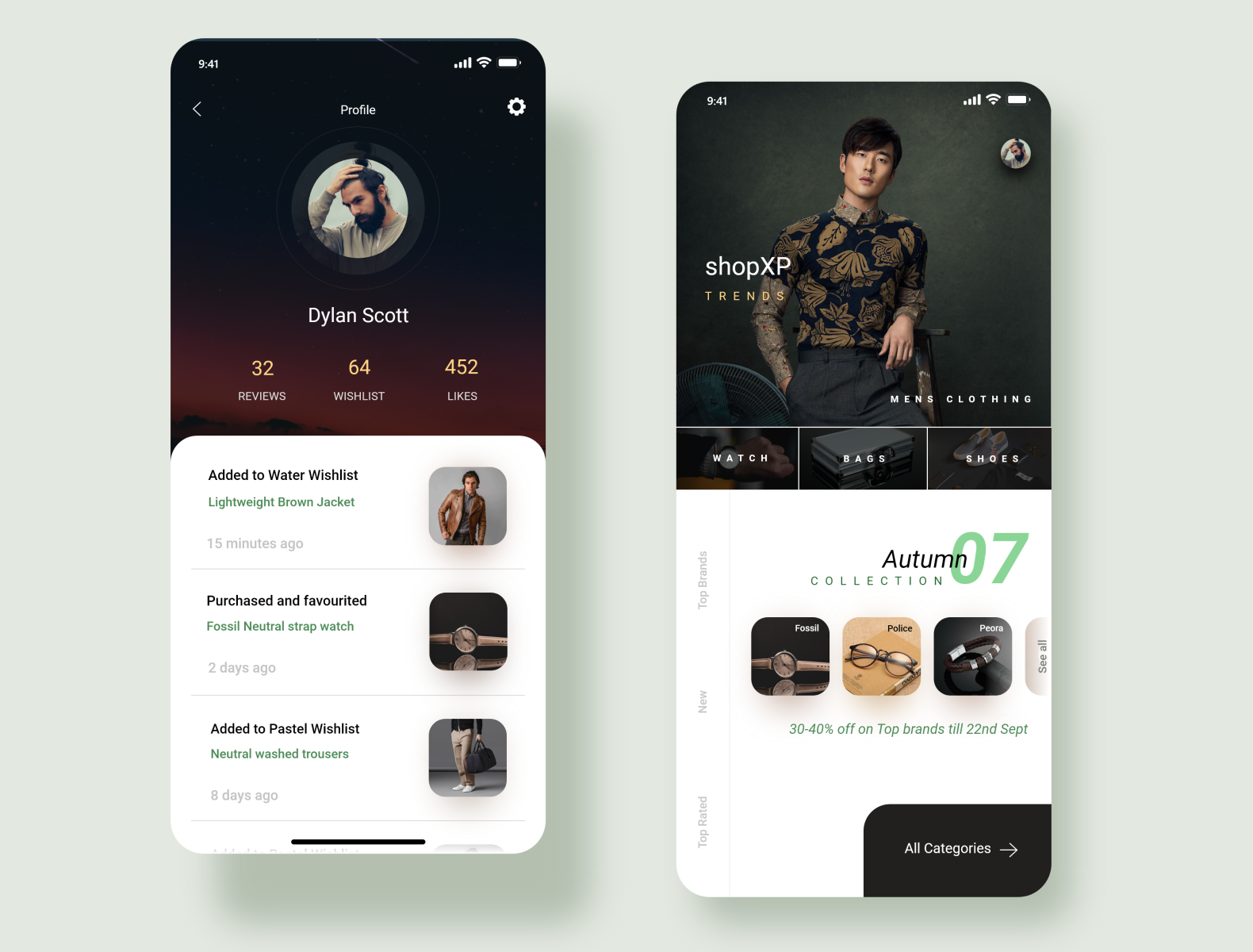 shopXP : E-Commerce App : UI Design by Sanad Daniyal on Dribbble