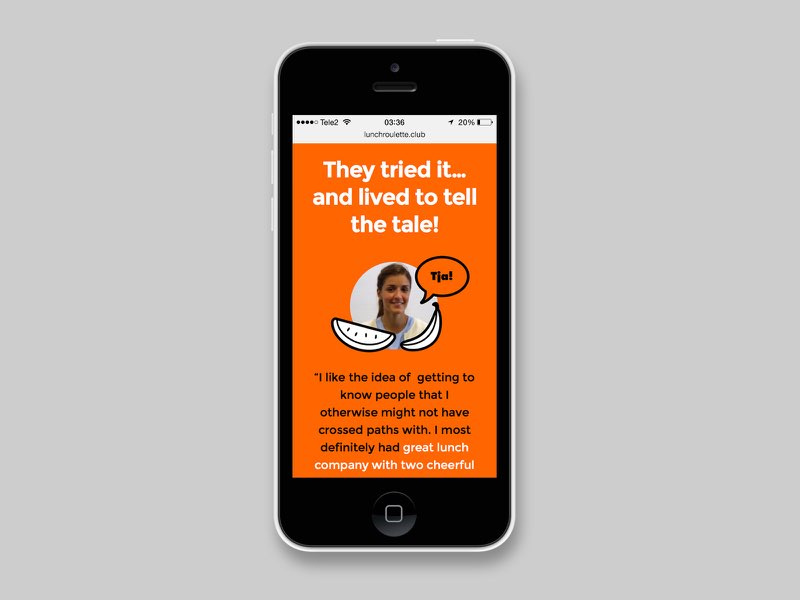 Lunch Roulette by Robbie Scott on Dribbble