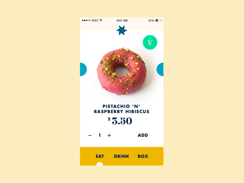 Blue Star Donuts App by Robbie Scott on Dribbble