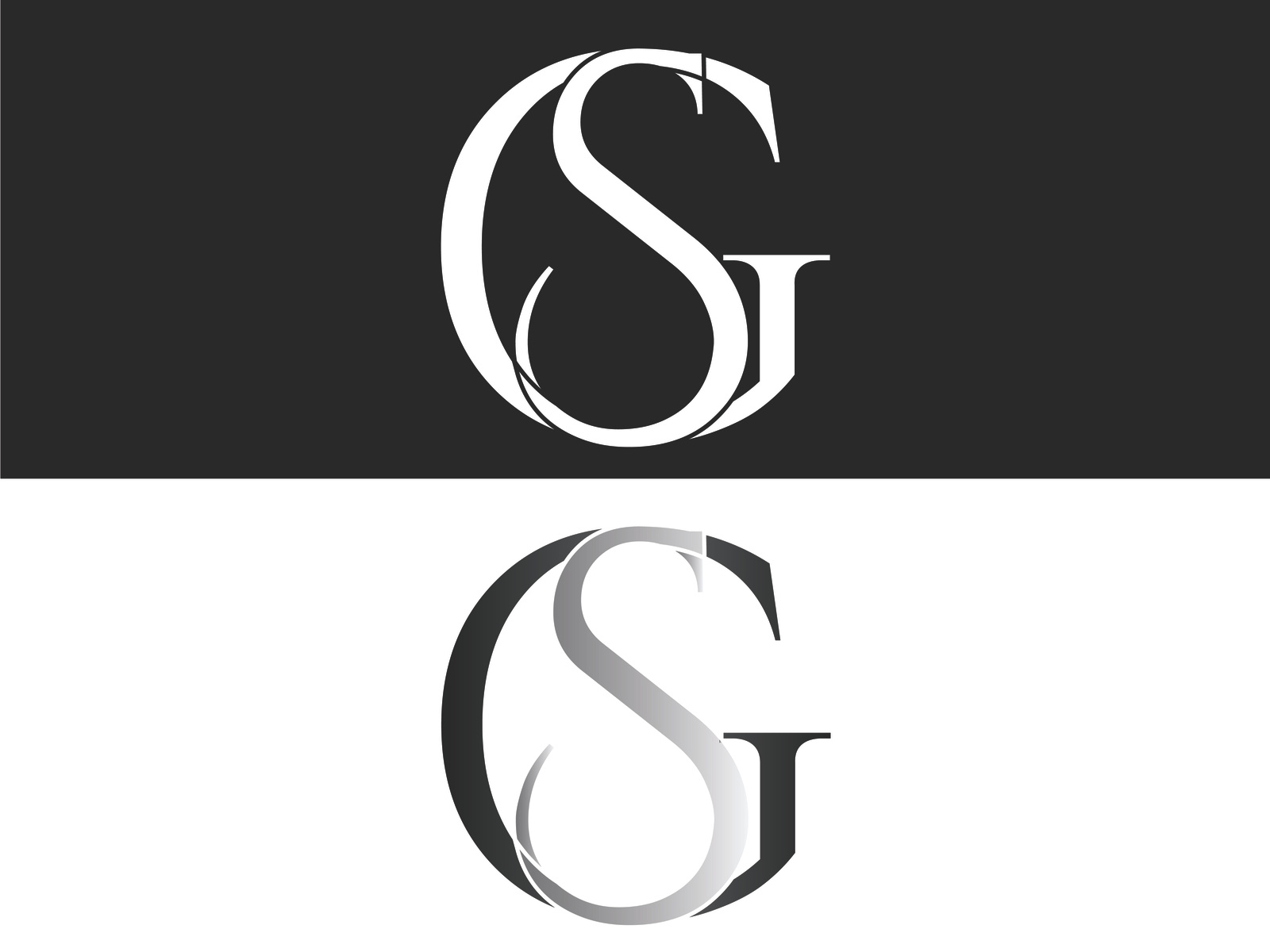 Gs Text Logo by Chamroz Logo on Dribbble