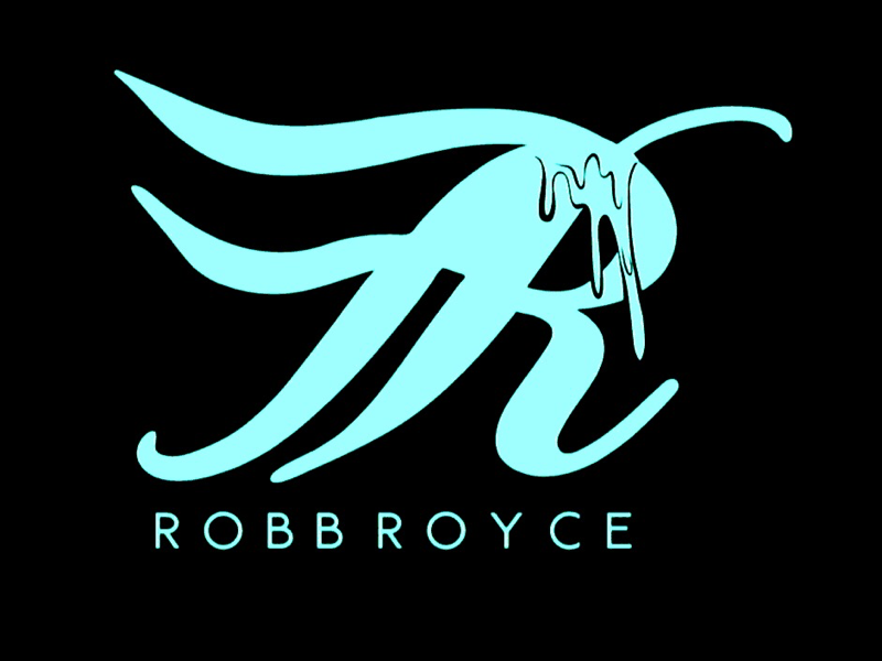 My logo with drip effect by Robb Royce on Dribbble