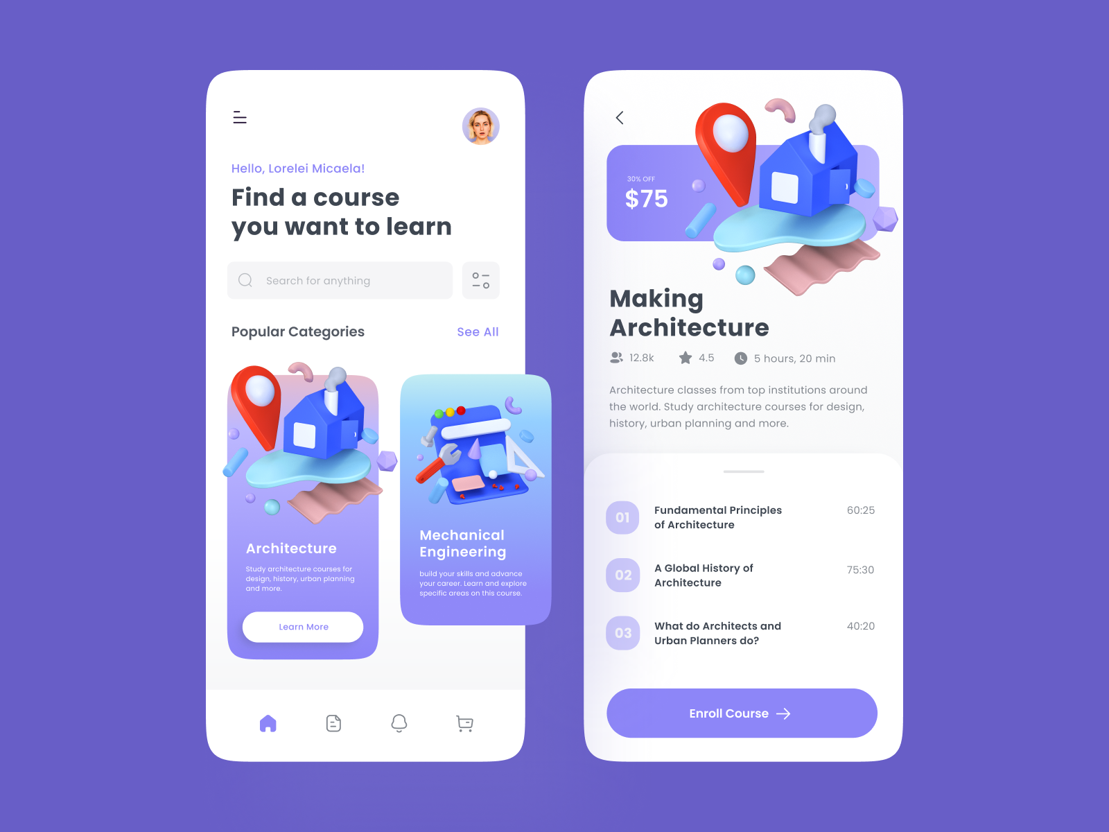 Digital Courses Platform • Mobile App by Bagus Ghaffar for Morva Labs ...