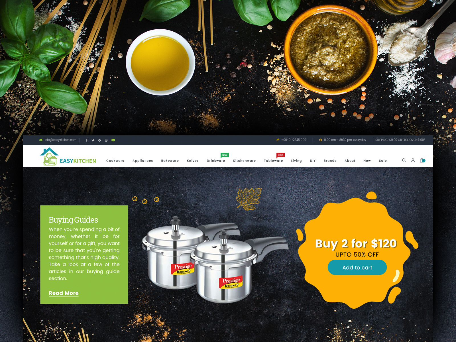 EasyKitchen by DIT Interactive on Dribbble