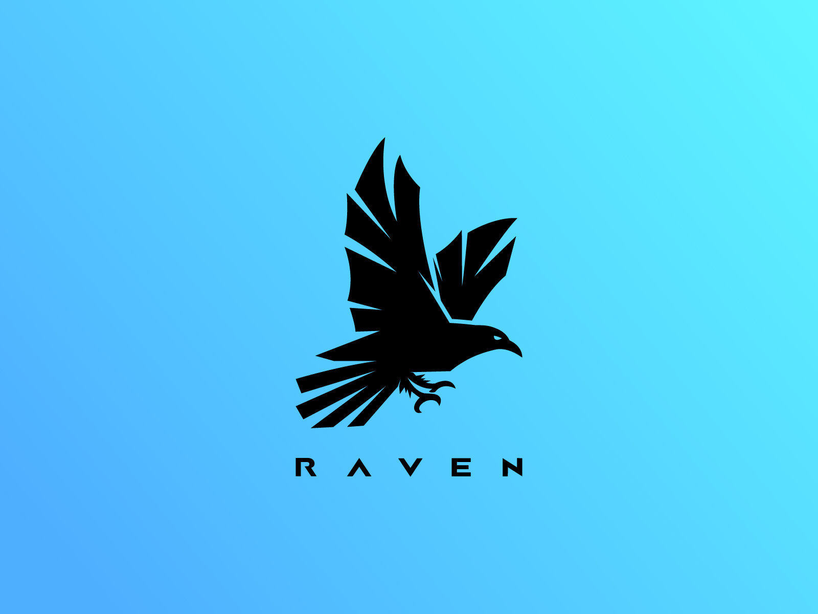 Raven Logo by Usman on Dribbble