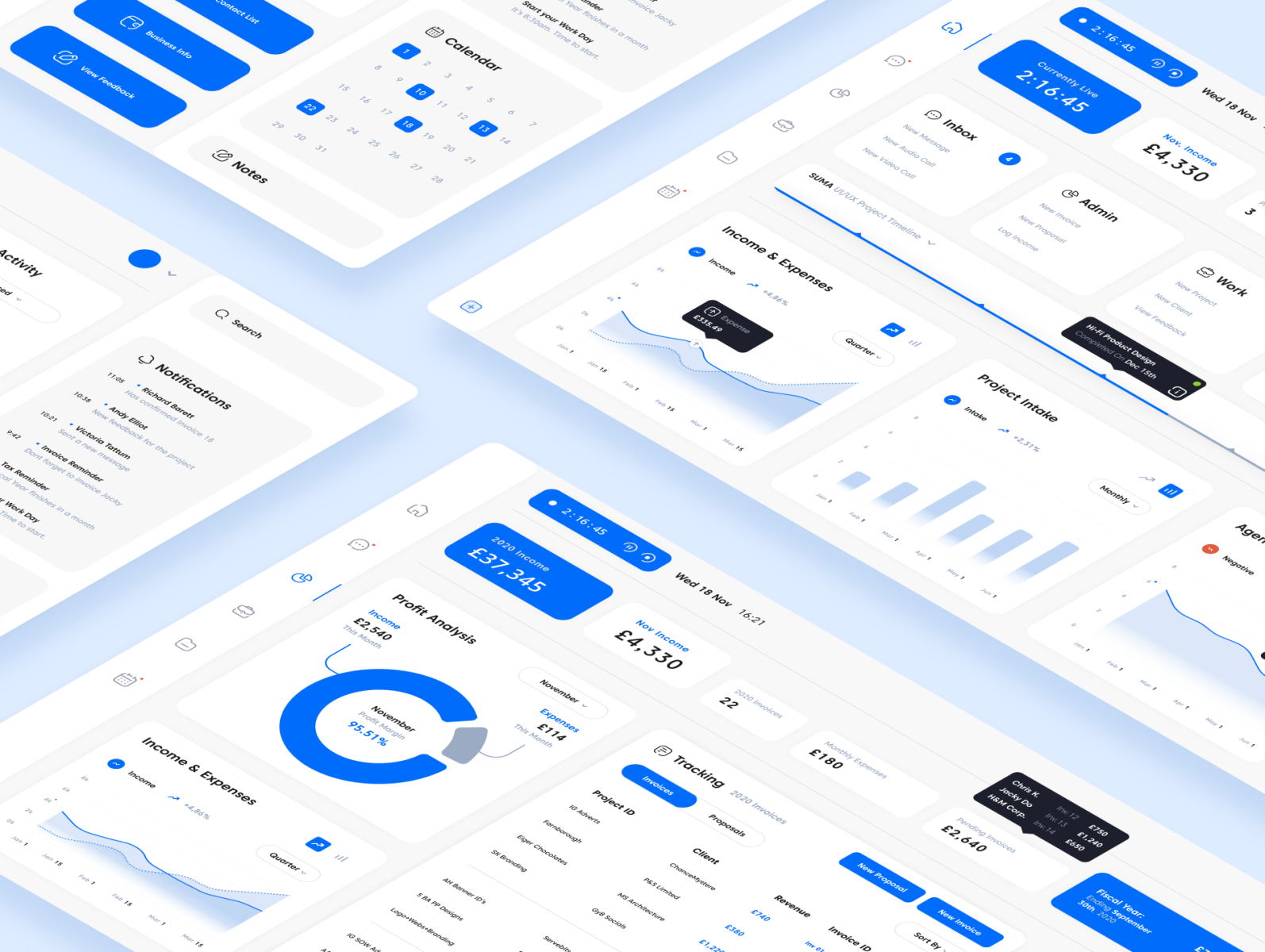 WAIO Dashboard by Bart Polak on Dribbble