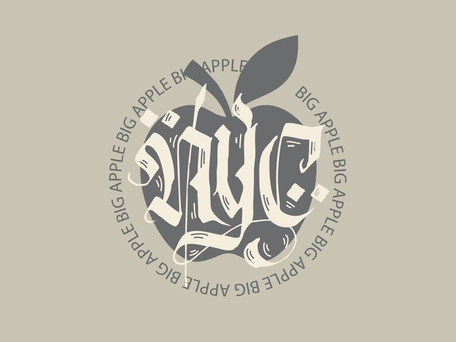 NYC Big Apple by thvm on Dribbble