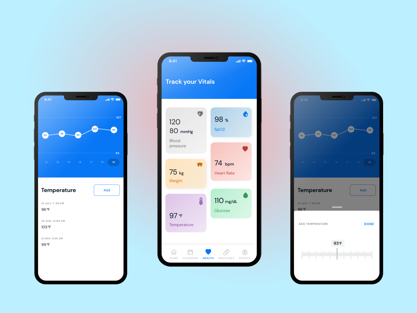 Healthcare App Design by Mhd Hussain on Dribbble