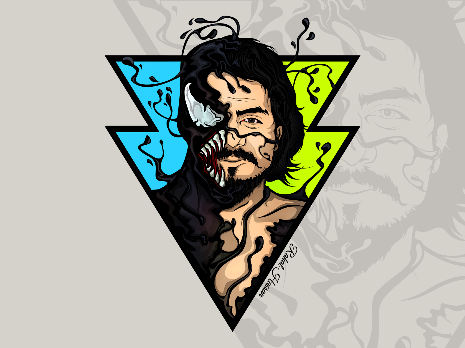 Venom Transformation Illustration by Rohal Hassan on Dribbble