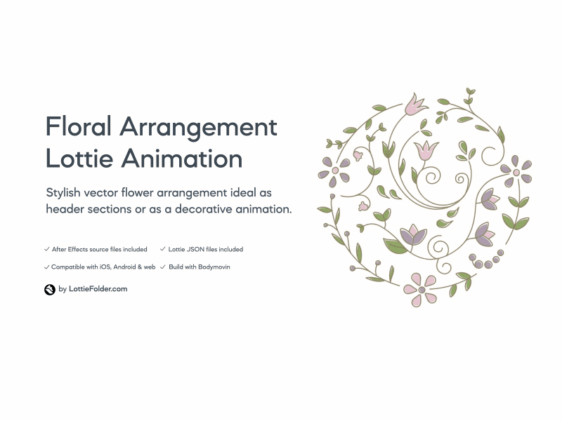 Flower Lottie Animation by LottieFolder.com on Dribbble Flower Lottie Animation by LottieFolder.com on Dribbble