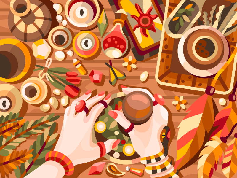 Magic aesthetic by Elena Ianchenko on Dribbble