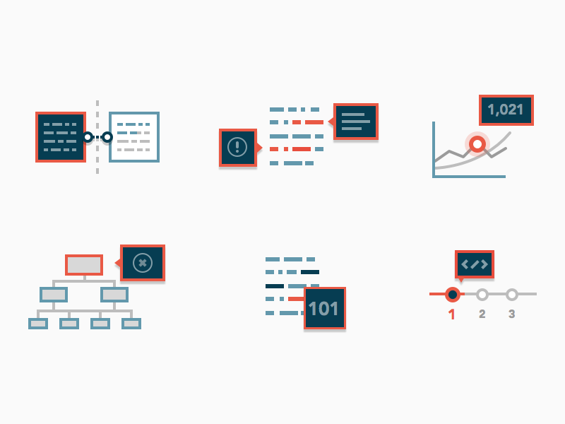 Graphics for Codementor by Hazel Yang on Dribbble