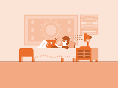 Binge Watching on Summer by Mario Maccarone on Dribbble