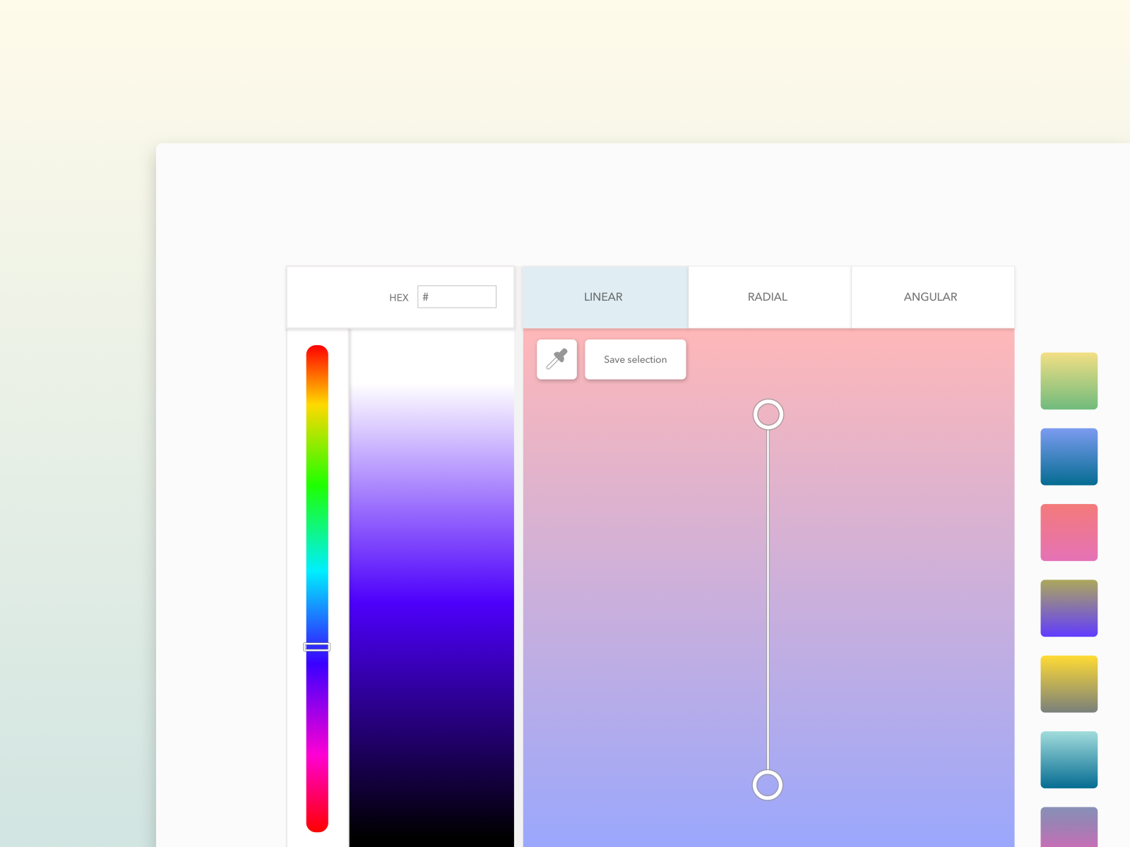 Daily UI 060 - Color picker by Anna Elter on Dribbble