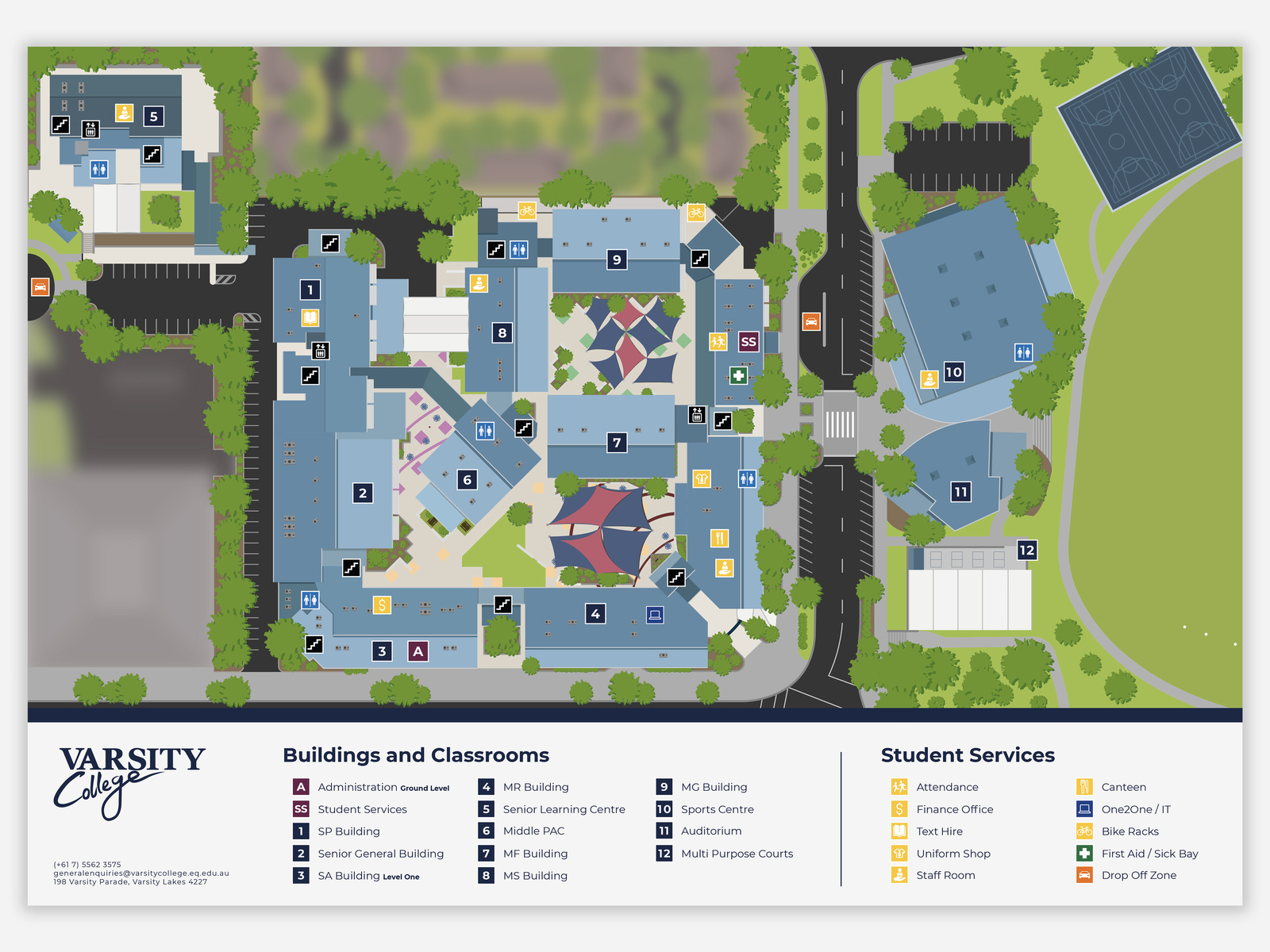College Navigation Map by Luke Sciacchitano on Dribbble