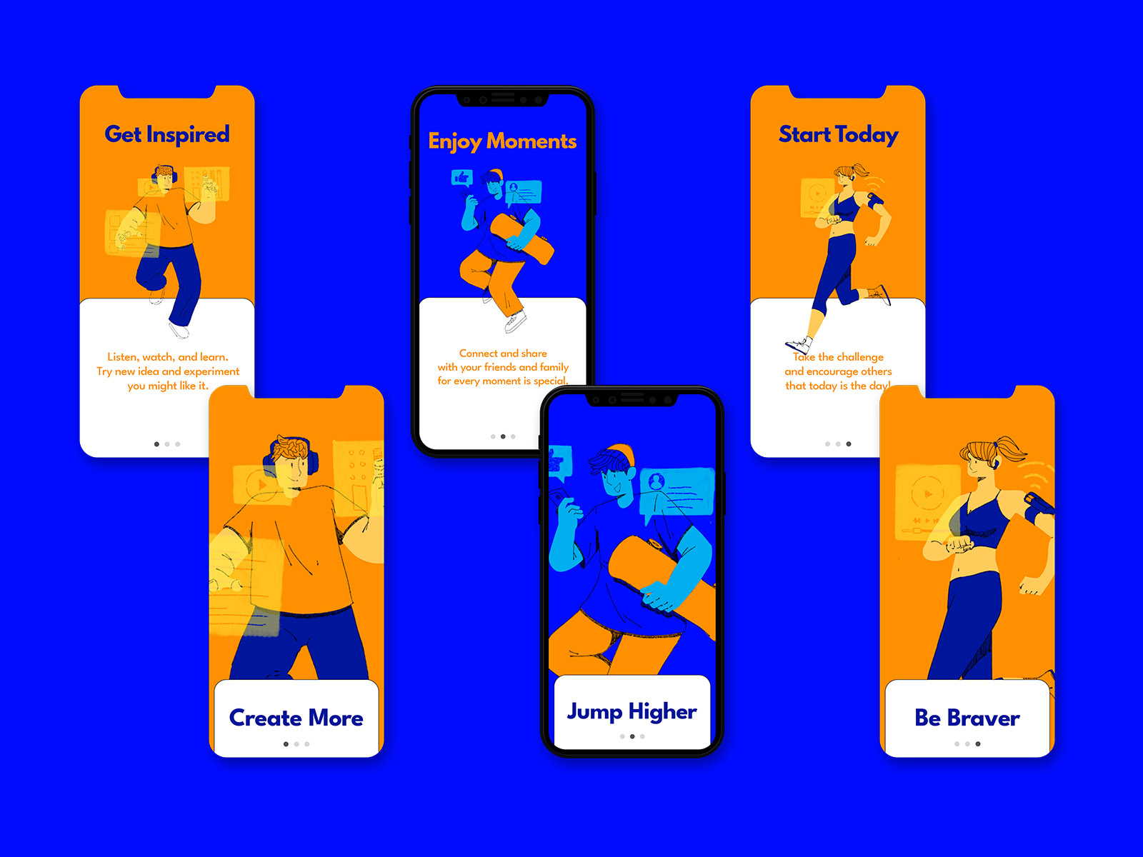 App Illustration by Benjie Alf on Dribbble