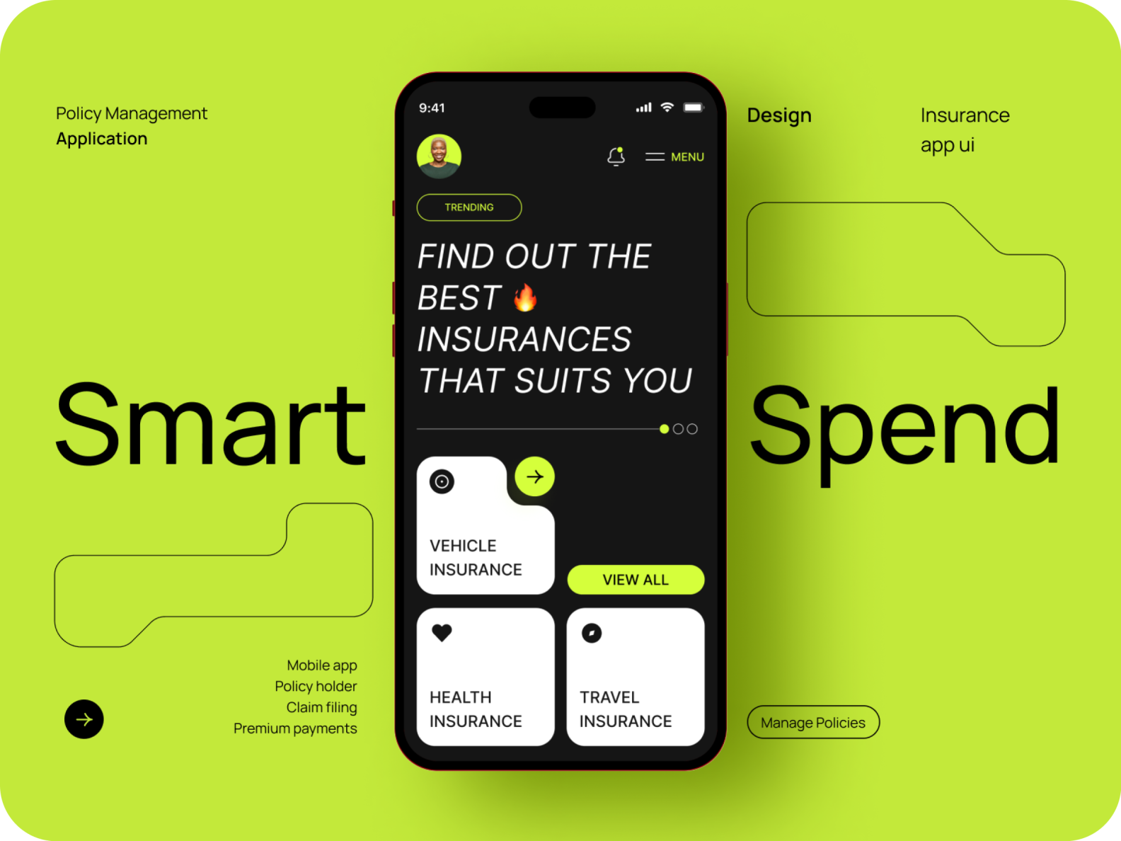 Policy Management App UI by Anandhu suresh on Dribbble