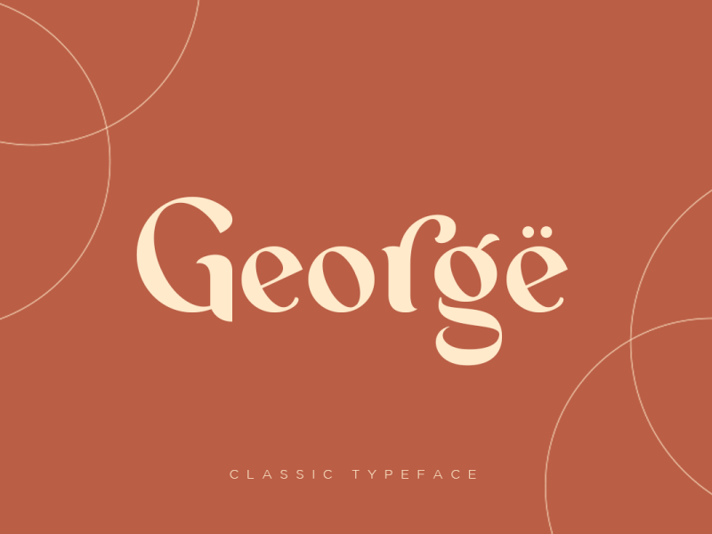 George - Classic Typeface by Dharmas Studio on Dribbble