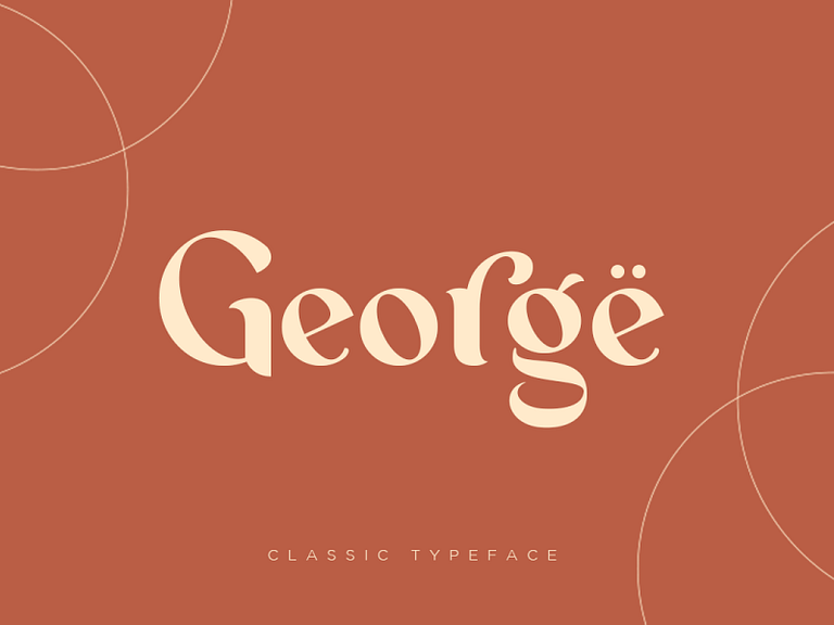 George - Classic Typeface by Dharmas Studio on Dribbble