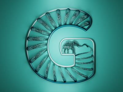 36 Days of Type : G by Arunesh Varade on Dribbble