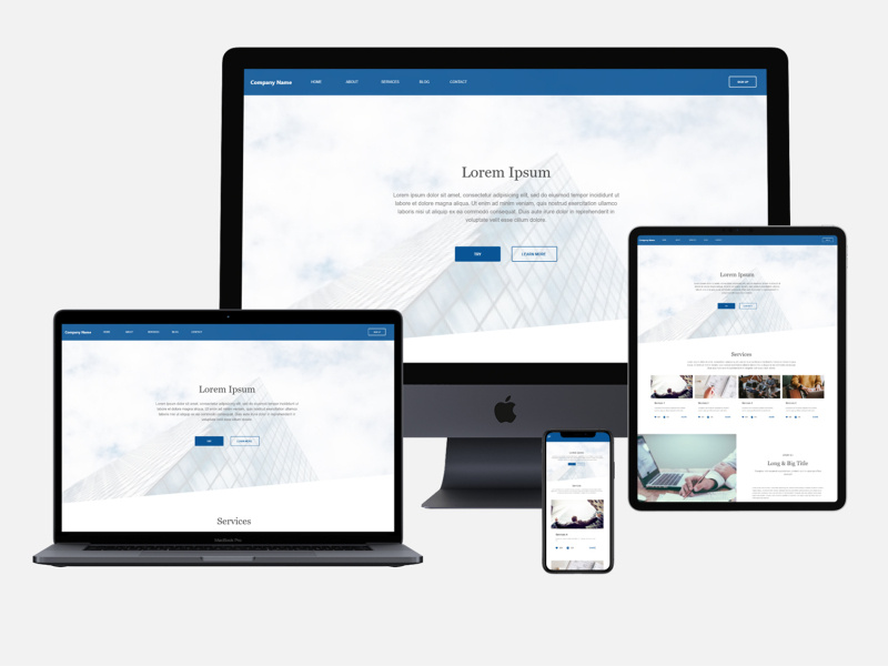 Responsive Screens and Mockups by Ronny Shah on Dribbble