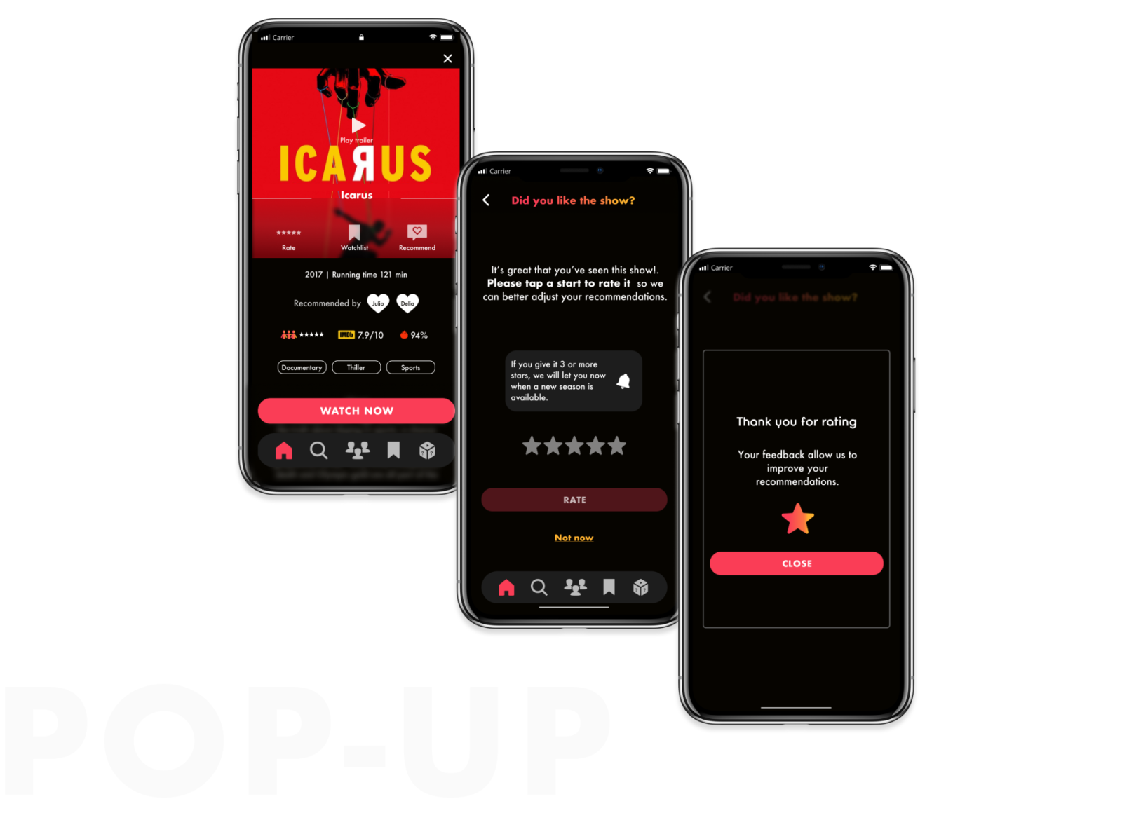 Daily UI | Pop-Up by María Alejandra Pérez on Dribbble