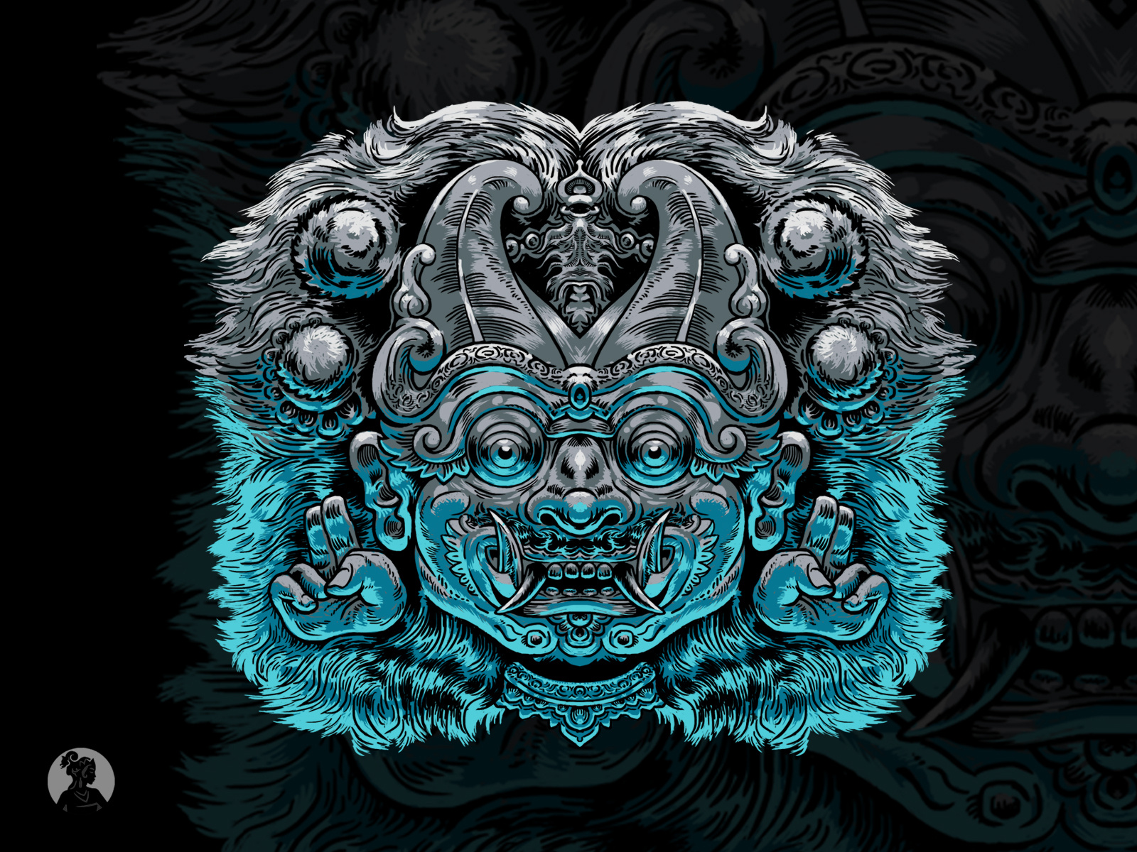 Bhatara Kala's Head by KEKUNOAN on Dribbble